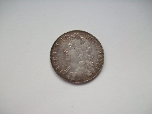 Half-Crown 1687 GVF/NEF | Chancery Collection