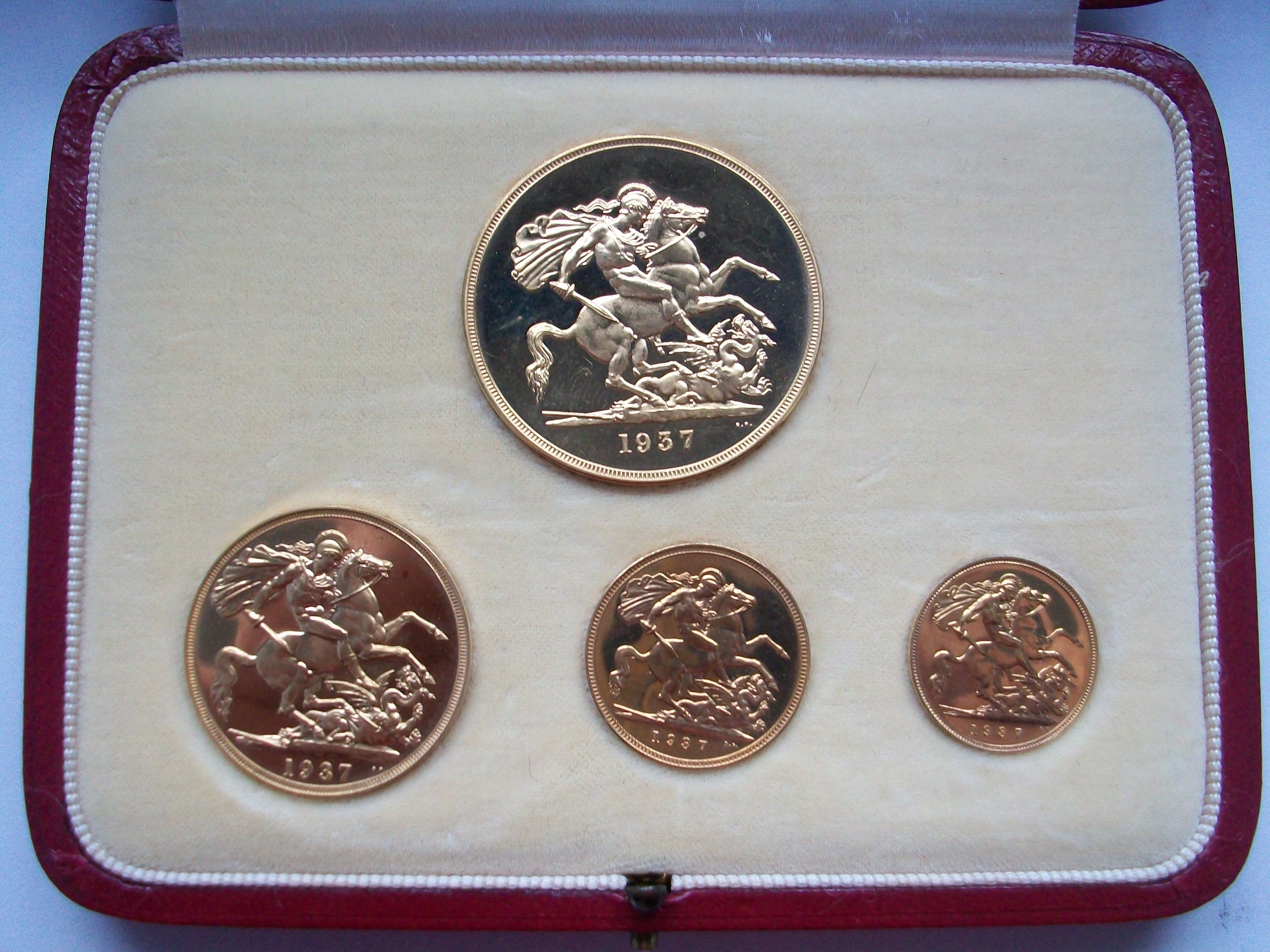 Gold Proof Set 1937 FDC | Chancery Collection
